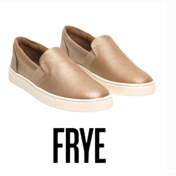 Frye | Shoes | Frye Ivy Slip On Metallic Gold | Poshmark